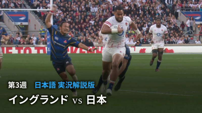 日本代表戦 ラグビー テストマッチ 2022 オータム・ネーションズシリーズ イングランドvs日本 Wowowオンデマンドで見る