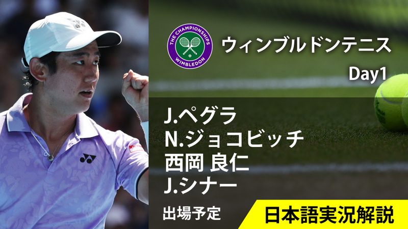 ウィンブルドンテニス 第1日 男女シングルス1回戦 Wowowオンデマンドで見る