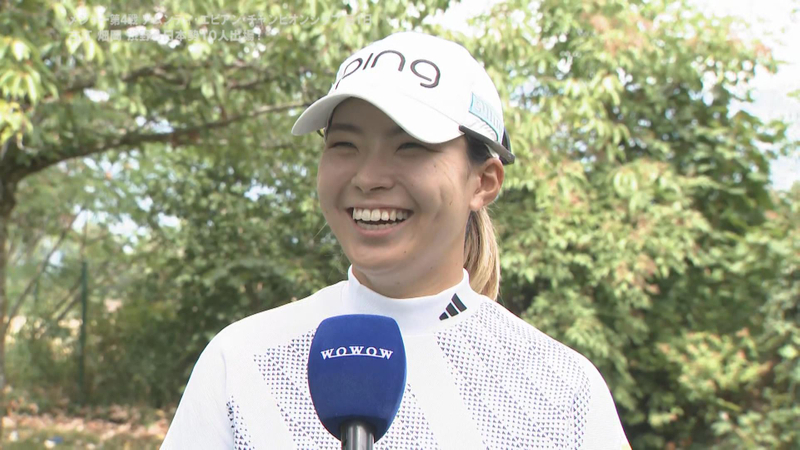Lpga女子ゴルフツアー2023 メジャー アムンディ・エビアン・チャンピオンシップ 渋野日向子 第1日インタビュー【メジャー アムンディ