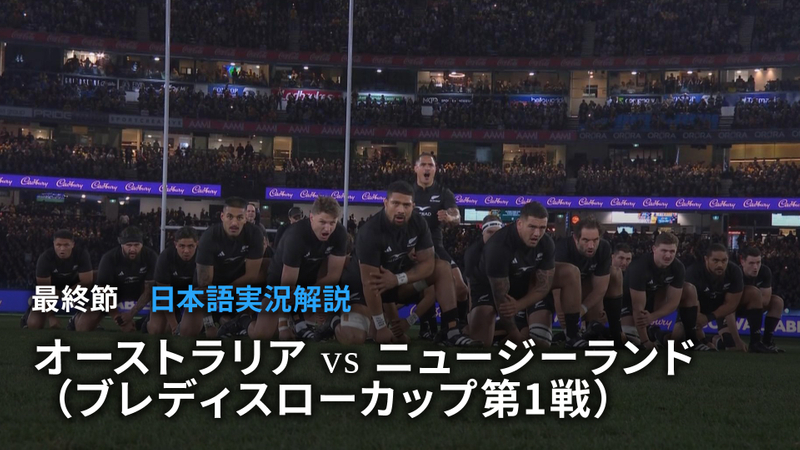 南半球4カ国対抗戦 ザ・ラグビーチャンピオンシップ2023 最終節 オーストラリアvsニュージーランドブレディスローカップ第1戦