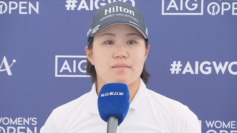 LPGA女子ゴルフツアー2023 メジャー 全英AIG女子オープン 畑岡奈紗 最終日インタビュー【メジャー 全英AIG女子オープン】 | WOWOWオンデマンドで見る