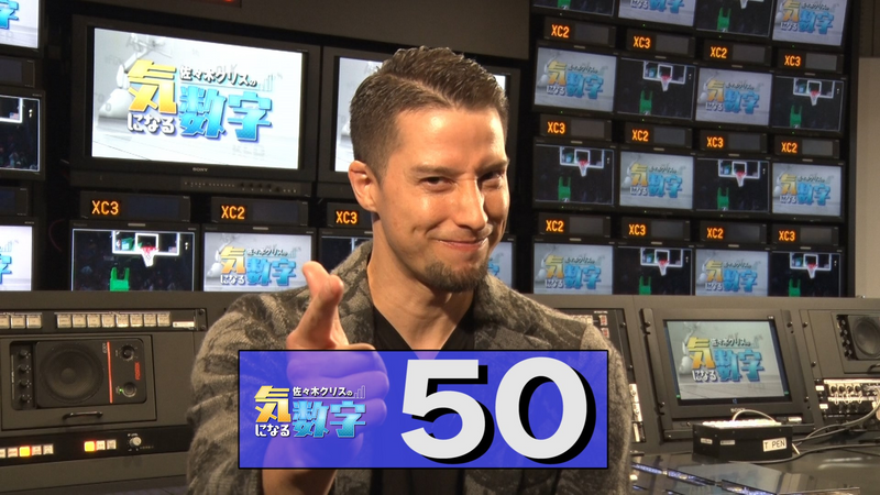 NBAトピックス 佐々木クリスの気になる数字『50』 | WOWOWオンデマンドで見る