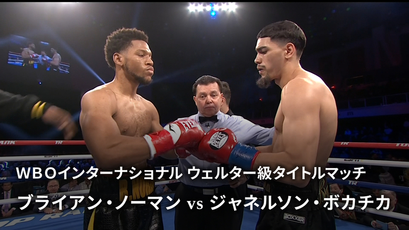 エキサイトマッチ2023～世界プロボクシング WBOインターナショナル ウェルター級タイトルマッチ ブライアン・ノーマン vs ジャネルソン・ボカチカ | WOWOWオンデマンドで見る