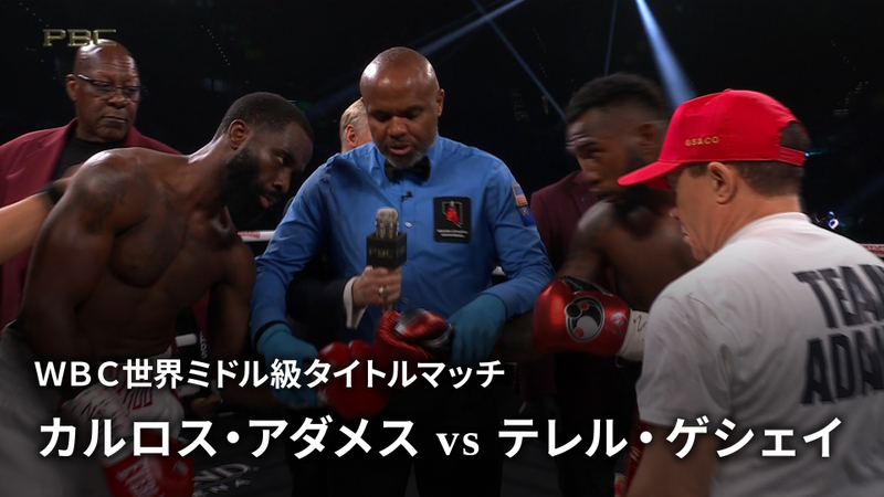 エキサイトマッチ2024～世界プロボクシング WBC世界ミドル級タイトルマッチ カルロス・アダメス vs テレル・ゲシェイ | WOWOWオンデマンドで見る